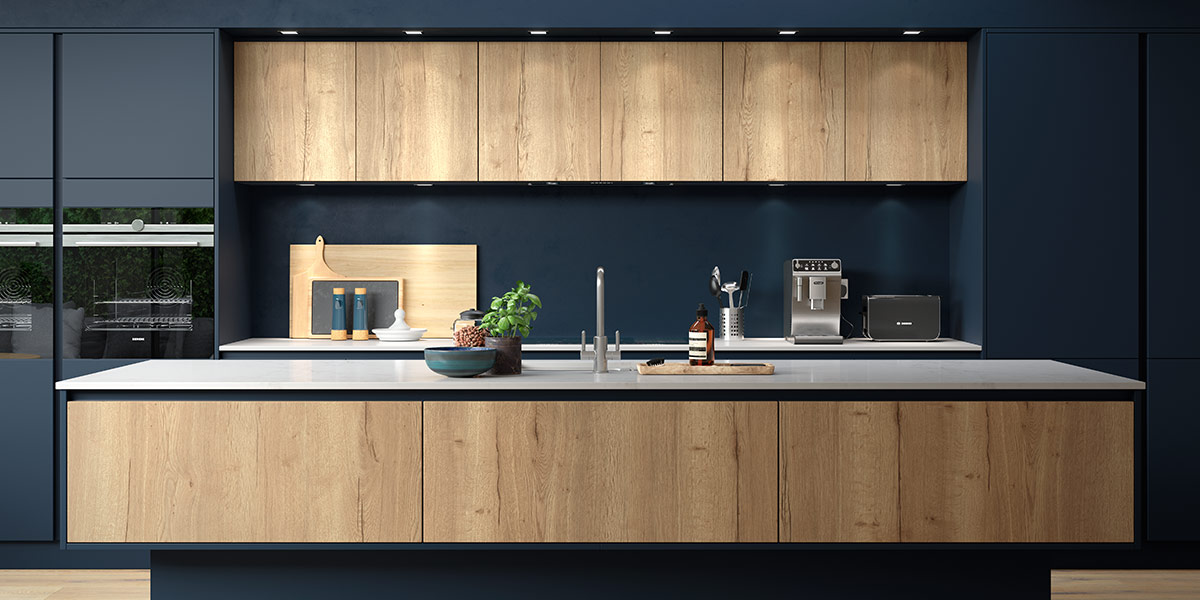 Hampton H Line | Handleless Kitchens | Sigma 3